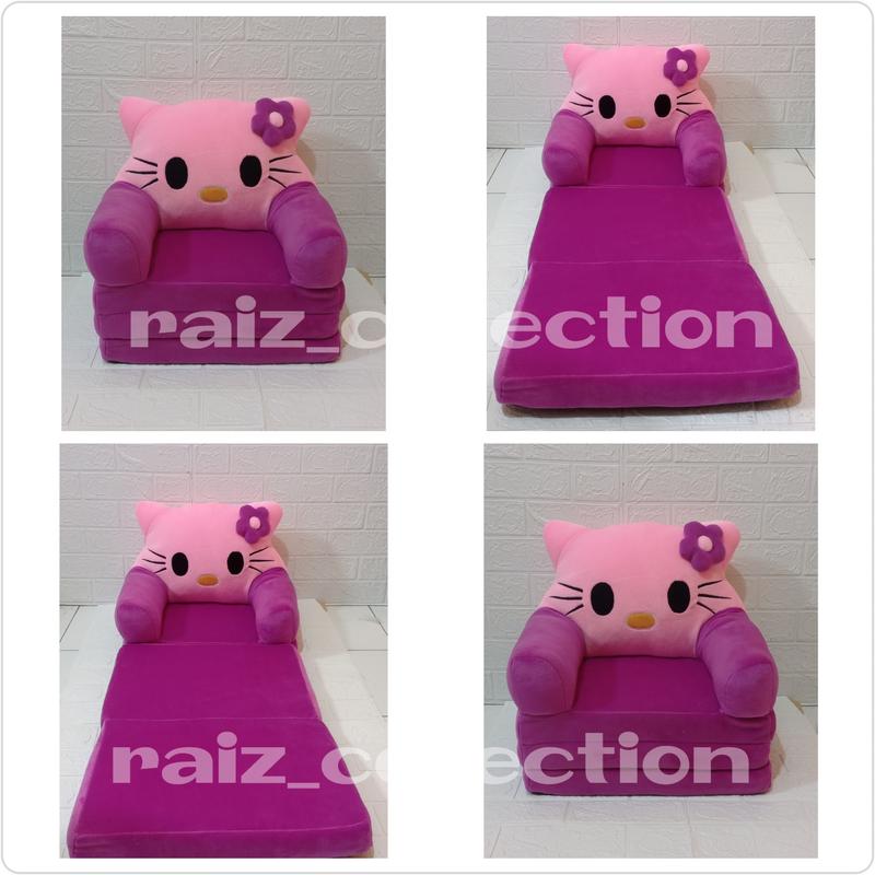 sofa anak (3 lipat) hello kitty sofa bed anak maksimal usia 4th - Shop ...