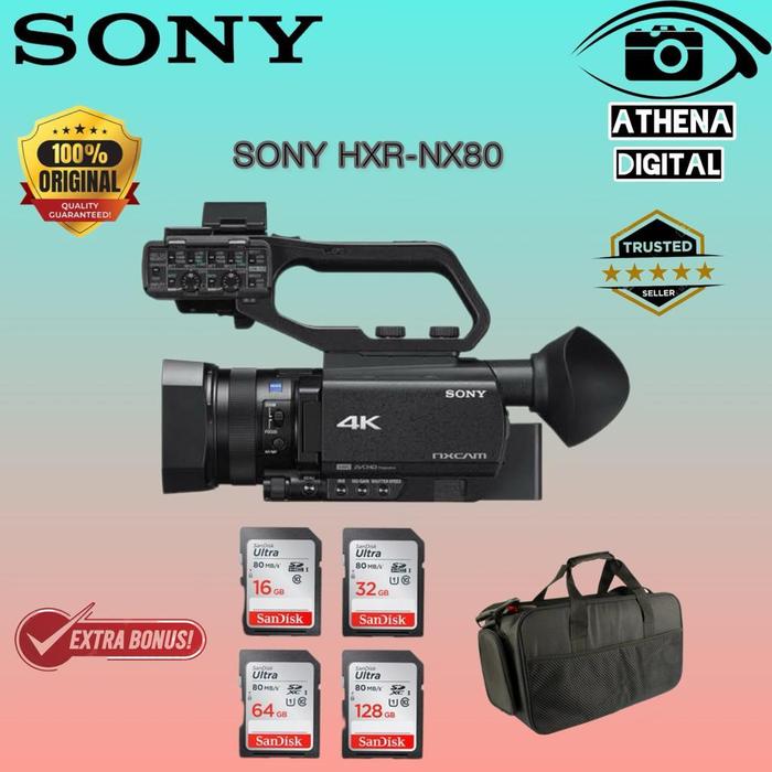Jual SONY HXR-NX80 4K NXCAM / CAMCORDER SONY NX80 / SONY HXR NX80 ...
