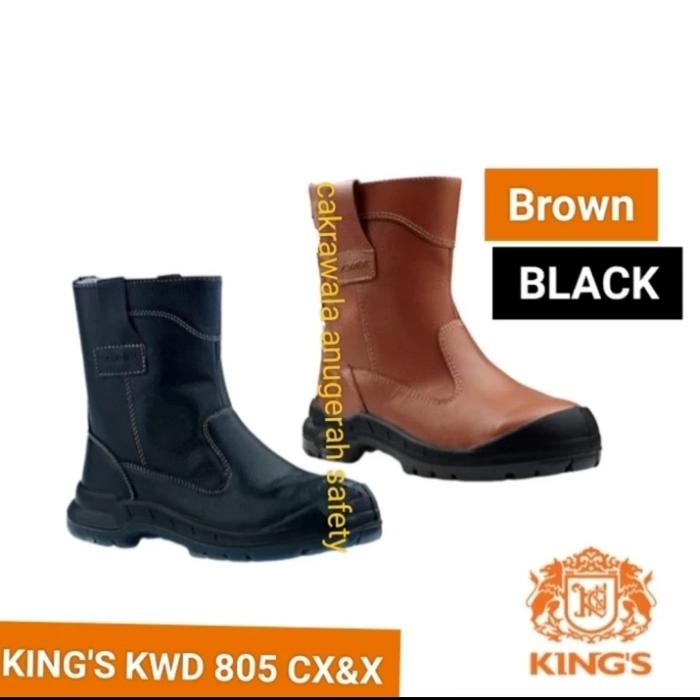 Jual SEPATU SAFETY KRUSHERS KWD 805 CX/X SEPATU SAFETY PROYEK -HITAM ...