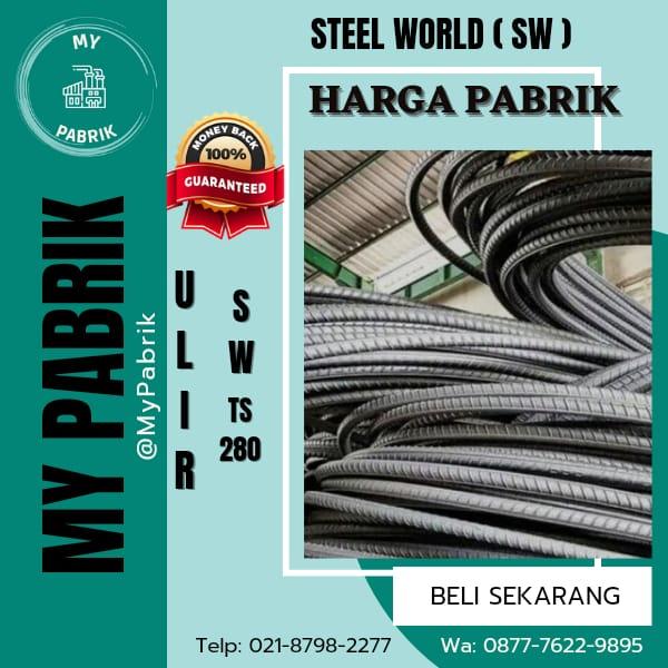 Jual BESI BETON POLOS ULIR 8 10 12 SW SERTIFIKAT FULL SNI TP 280 TS 280 ...