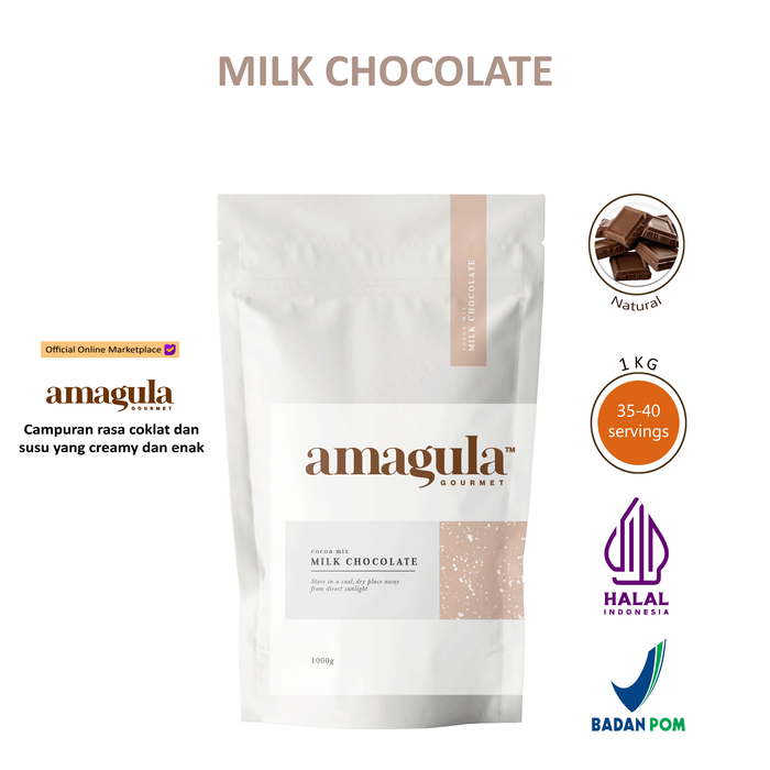 Jual Milk Chocolate Powder / 100% Halal / 1KG / By Amagula / HORECA ...