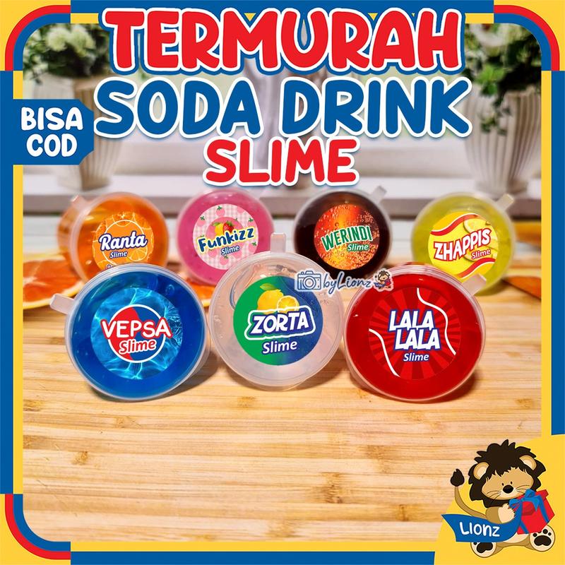 Mainan Slime Soda Series 25ml by Lionz.idn - Shop | Tokopedia