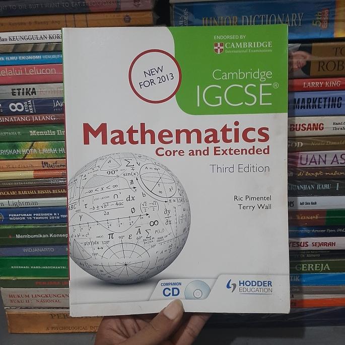 Jual cambridge IGCSE mathematics core and extended by ric pimentel ...