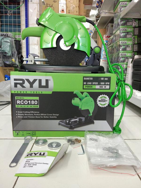 MESIN POTONG BESI RYU 7" 180MM RCO180 CUTTING WHEEL RYU CUT OFF - Shop | Tokopedia