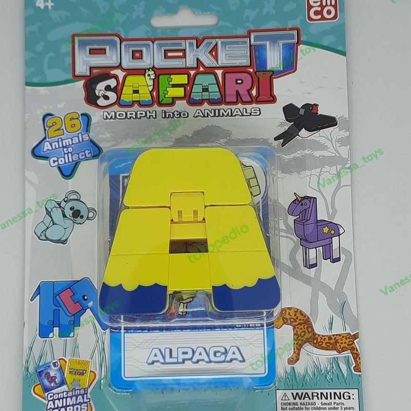 Emco Pocket Safari Mainan alphabet Hewan Huruf A-J - Shop | Tokopedia