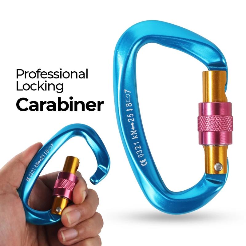 CARABINER CE2008 EN 12275 KN-25 KARABINER PANJAT TEBING HIKING GUNUNG ...