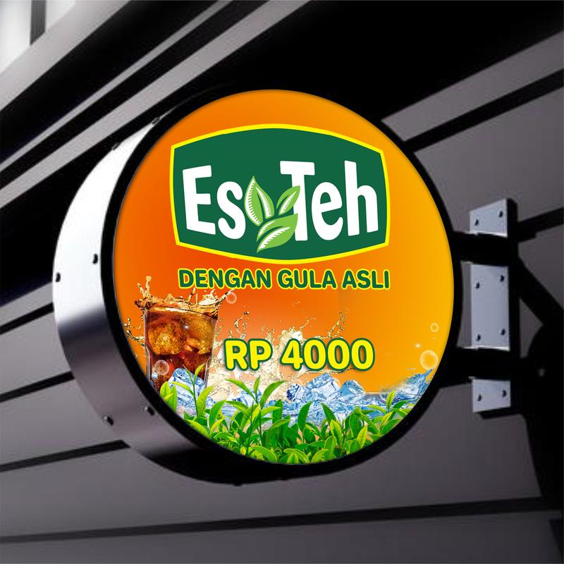 STIKER VINYL MINUMAN ES TEH MANIS GULA ASLI BULAT ( CUSTOM HARGA - Shop ...