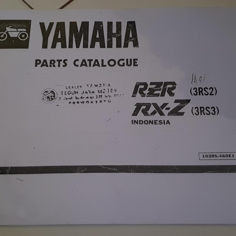buku part catalog copian yamaha RZR RXZ - Shop | Tokopedia