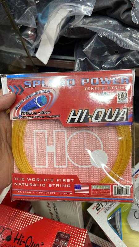 Senar Raket Tenis / Tennis String HI-QUA / HIQUA SPLEND POWE - Shop ...