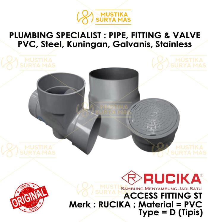 Jual Access Fitting PVC ST 4"x6" (D) RUCIKA - Jakarta Barat - Mustika ...