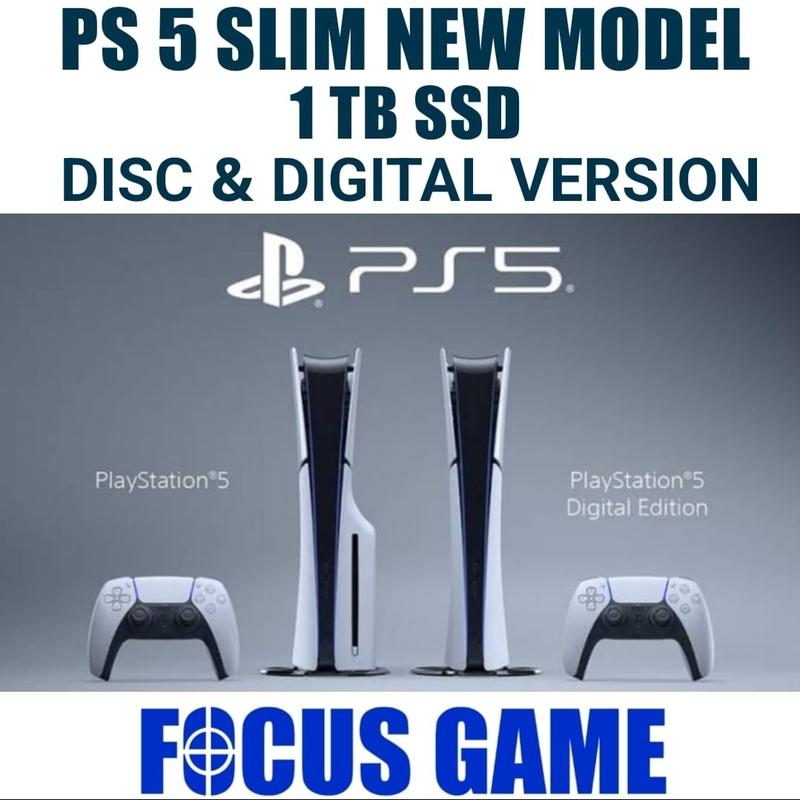 PS5 Slim Disc Digital Console Sony Playstation Model PS 5 Slim - Shop ...
