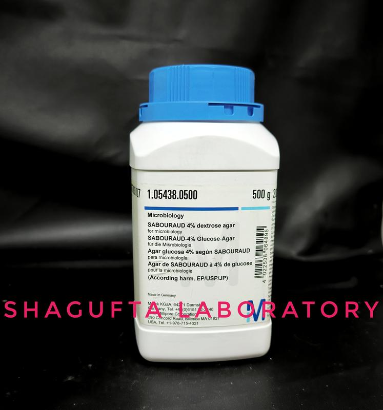 SABOURAUD 4% DEXTROSE AGAR 1GR MERCK 105438 MICROBIOLOGY (REPACK ...