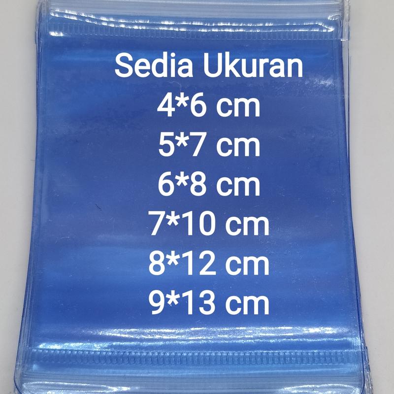 Klip Ziplock Mika Tebal Lentur 7 x 10 cm Permata/Logam Mulia/Aksesoris ...