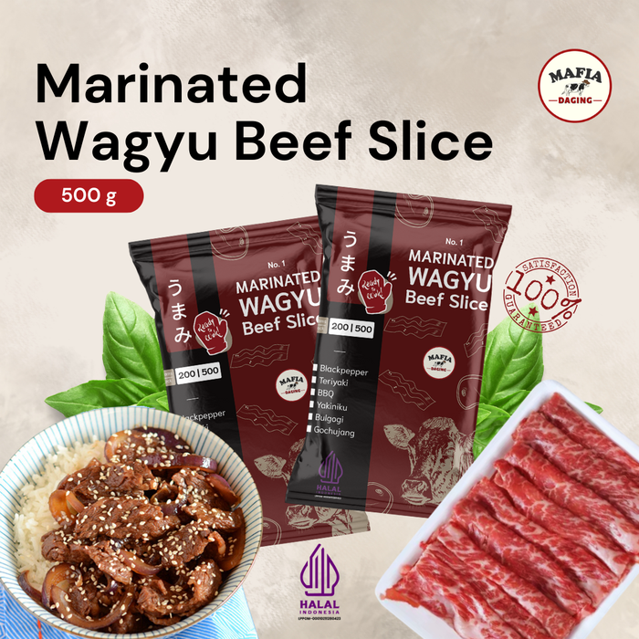 Jual Marinated Wagyu Beef Slice - BBQ - Jakarta Timur - Mafia Daging ...
