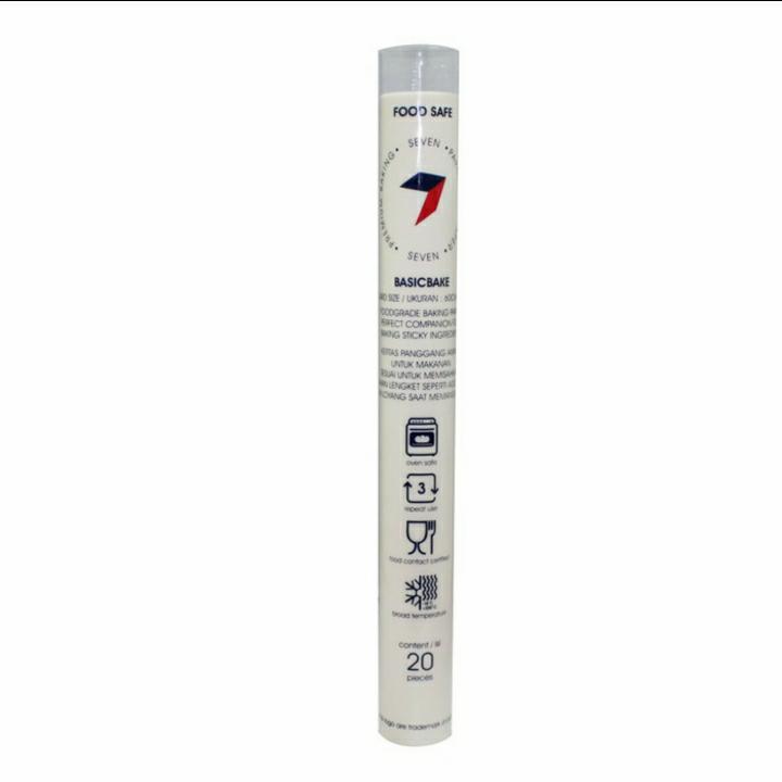 BAKING PAPER SEVEN kertas baking kue 40X60, 40 x 60 ISI 20 lembar ...