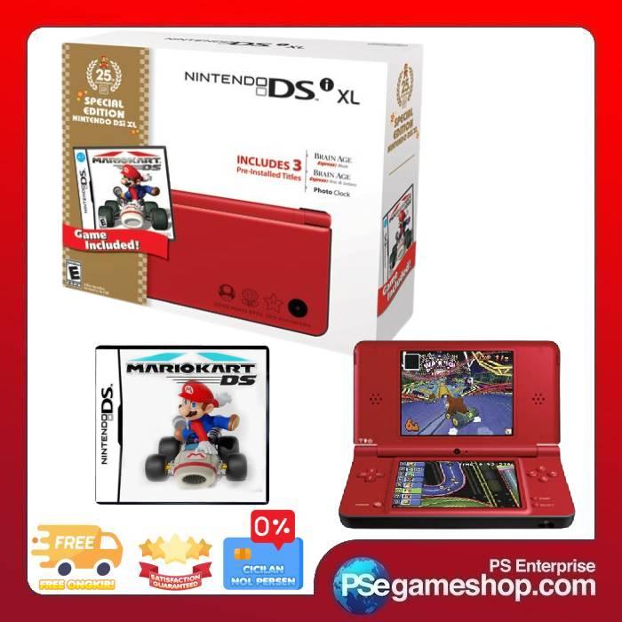 Promo Nintendo DS Nintendo DSi XL 25th Anniversary Red Bundle Mario ...