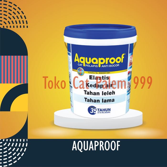 Jual Aquaproof Aqua Proof Cat Anti Bocor Waterproofing galon 4kg 4 kg ...