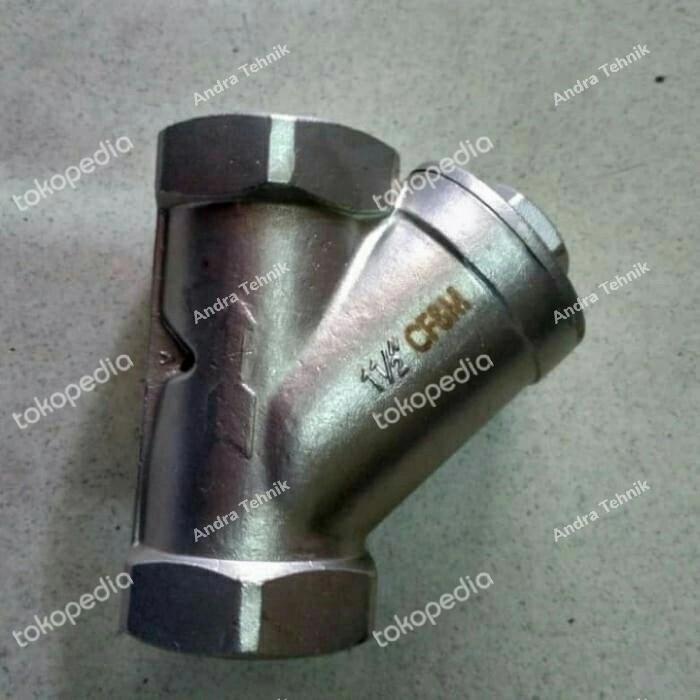 Jual Y STAINER STAINLESS SS 316 DRAT 2 INCH/ SARINGAN Y STAINER SS ...