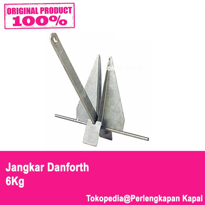 Jual jangkar danforth galvanis 7kg / jangkar kupu kupu - Jakarta Utara ...