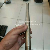 Jual Pipa Nepel Stainless SS304 Drat 1/2" inch / P. 15cm - Jakarta ...
