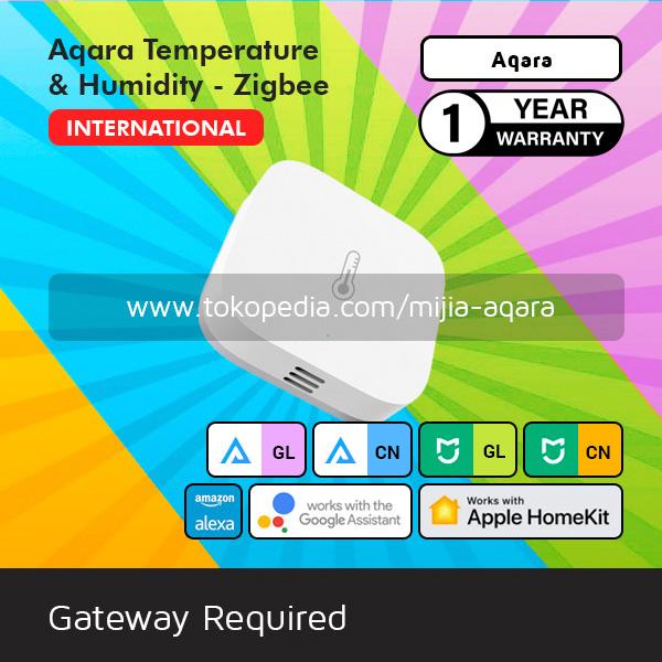 Jual Aqara Temperature Humidity Sensor Homekit - Zigbee International ...