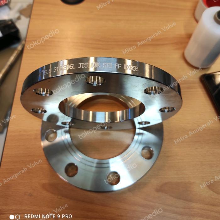 Jual Flange Stainless SS316 JIS 10K 8"inch - Flange SS316 JiS 10K ...