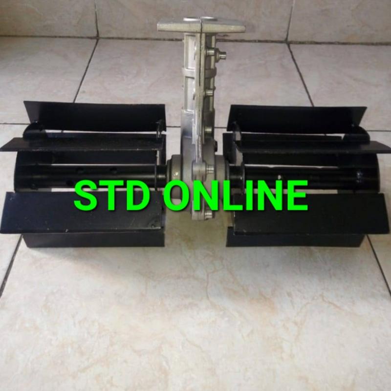 Mini tiller head lurus suri 7 Pisau Gulma lurus As segi 7 komplit ...