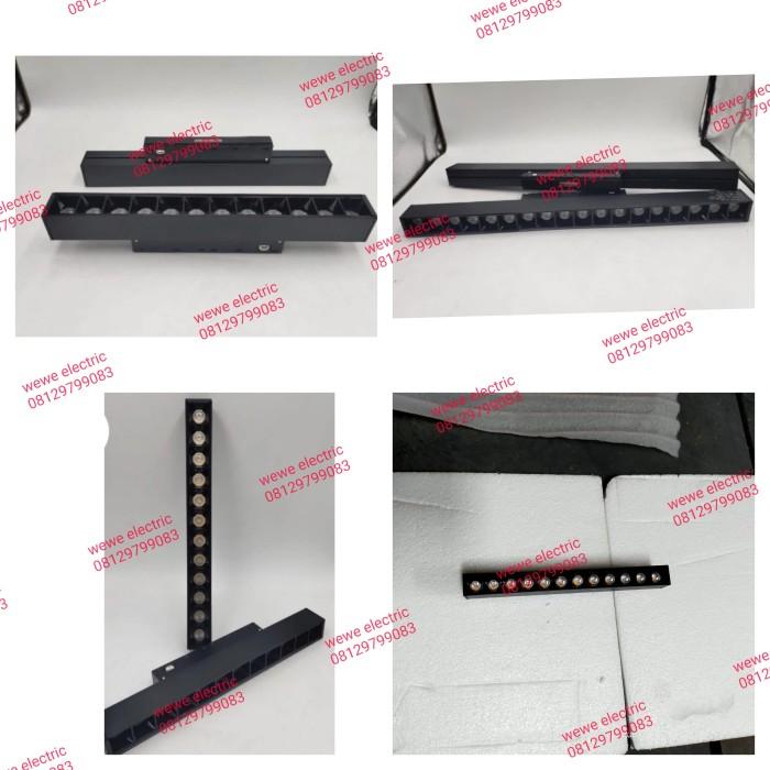 Jual LED TRACK LIGHT REL FLOOD LIPAT GRILL MAGNETIC 6W 7W 12W 18W 20W ...