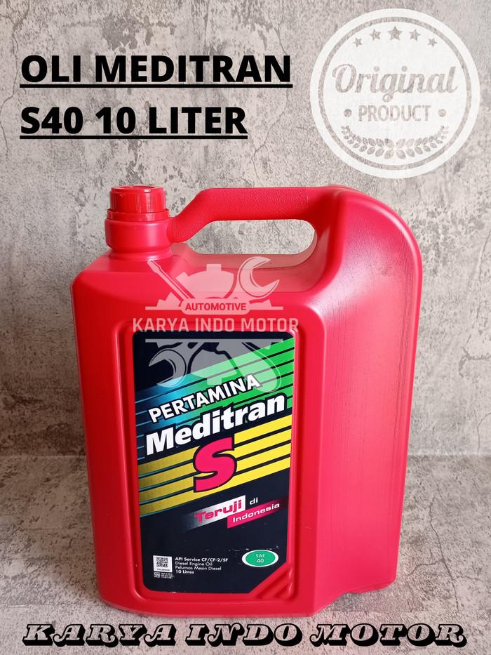 Jual Oli Meditran Oil Diesel S 40 SAE 40 10 Liter Galon - Kab. Bogor ...