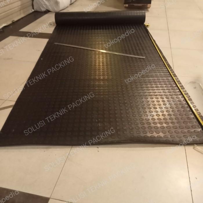 Jual Rubber Mat Coin Meteran 4mm x 120cm x 10 meter / Karpet Karet Koin ...