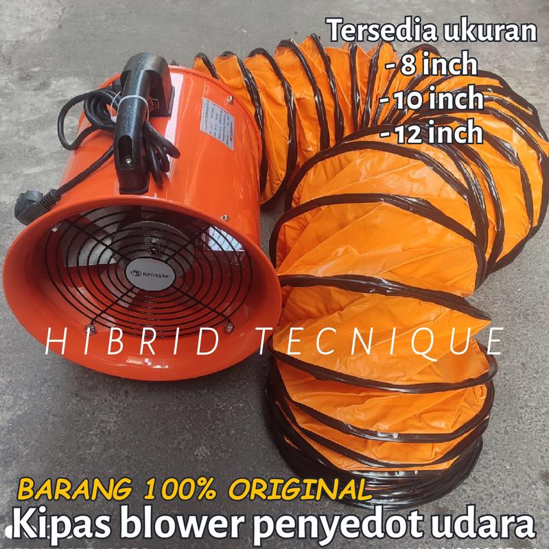 Kipas blower 12 inch portable ventilator alat hisap penyedot udara Ori ...