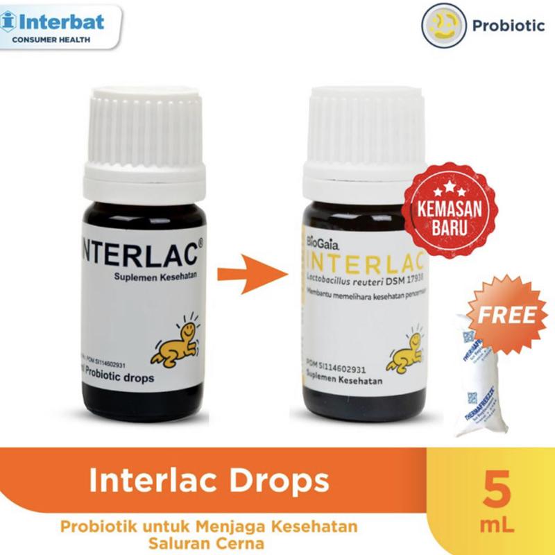 Interlac Probiotik Drops 5ML - Shop | Tokopedia