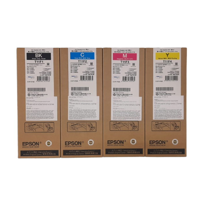 Jual Tinta epson wf-c5390 wf-c5890 T11F empat warna kapasitas 3000 ...