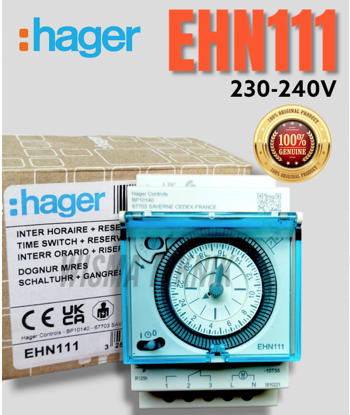 Jual Timer switch analog HAGER EH 111 OTOMATIS TIMER HAGER - Jakarta ...