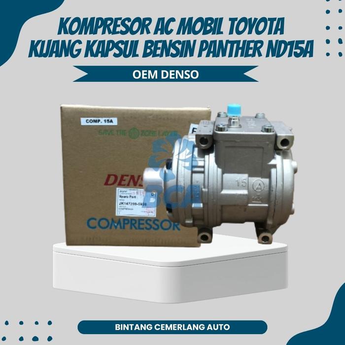 Jual KOMPRESOR AC PANTHER KIJANG ND 15A PHANTER COROLLA DENSO COOL GEAR ...