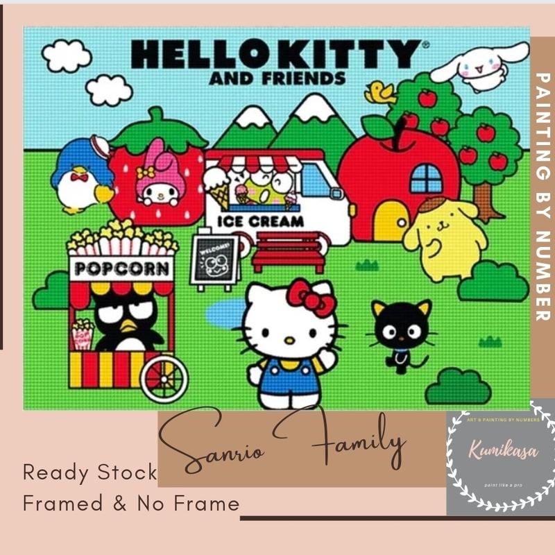 DIY painting by number 50x40cm kerajinan tangan lukisan SANRIO - Shop ...