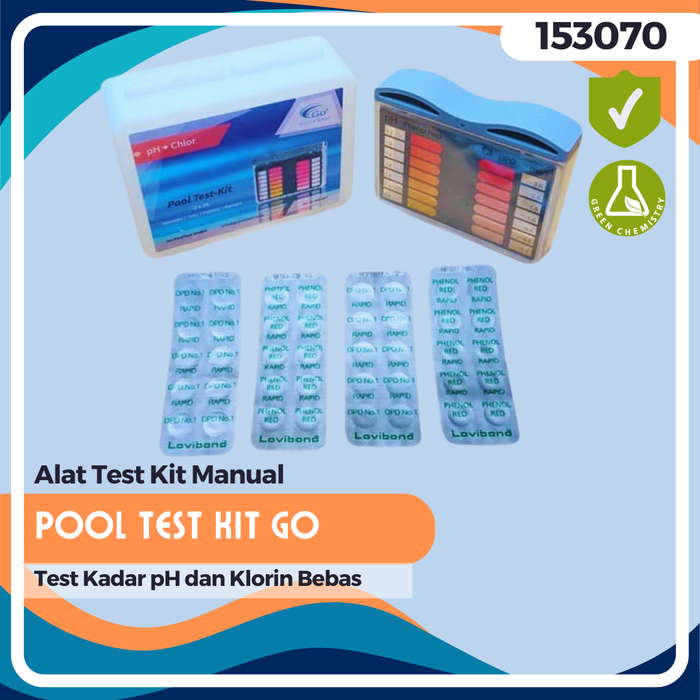 Jual Alat Test Kit Kadar Klorin Lovibond Pool Test Kit Go 153070 Jerman ...