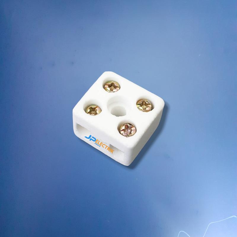 Terminal Blok Keramik 2Pole 10A 15A 30A Terminal Block Kabel - Shop ...