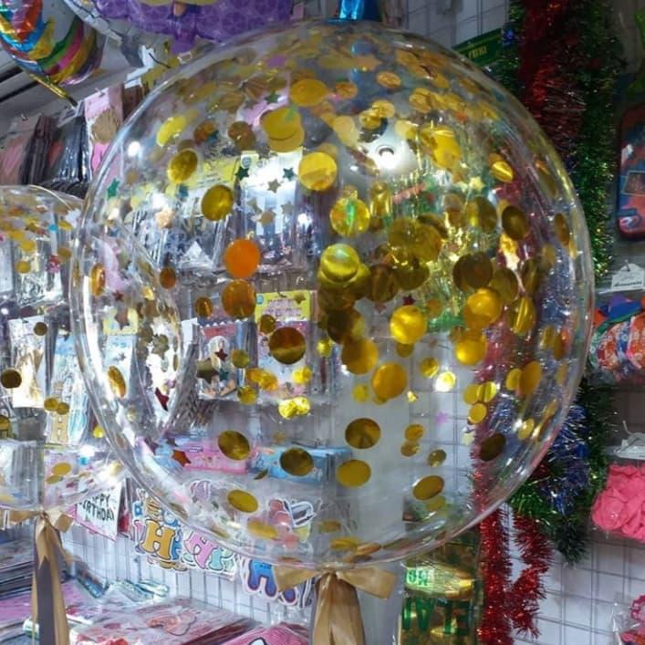Balon PVC Bening Transparant 36 Inch (90cm) kempes 35cm - Shop | Tokopedia