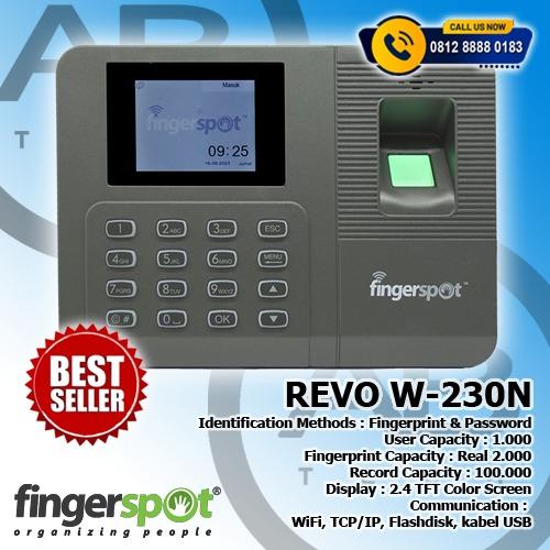 Mesin Absensi Fingerspot Revo W 230 N WIFI | Revo W-230N - Shop | Tokopedia