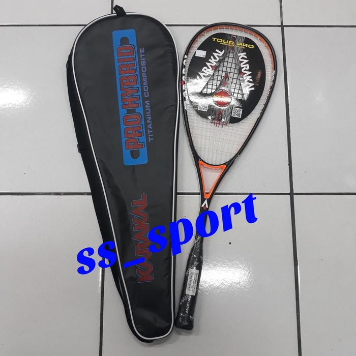 Jual Raket racket reket squash squosh karakal pro hybrid original + tas ...