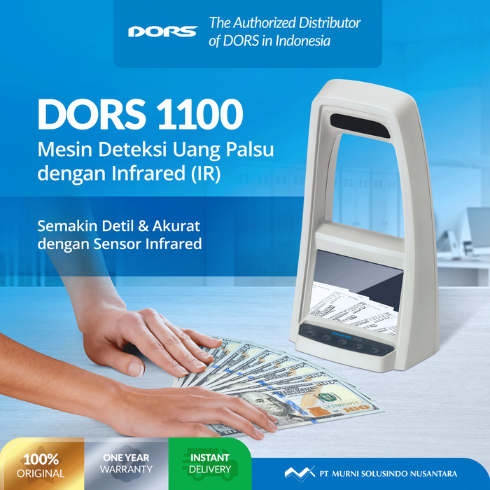 Jual Mesin Deteksi Uang DORS 1100 dengan Infrared (IR) | Money Detector ...