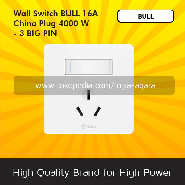 Wall Socket Tanam BULL Air Conditioner 16A China Plug - Shop | Tokopedia