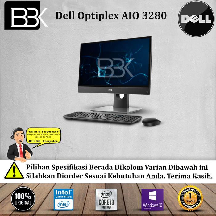 Jual Dell Optiplex AIO 3280 i5-10500T 8GB 16GB 512GB SSD W10Pro 3Yr ...