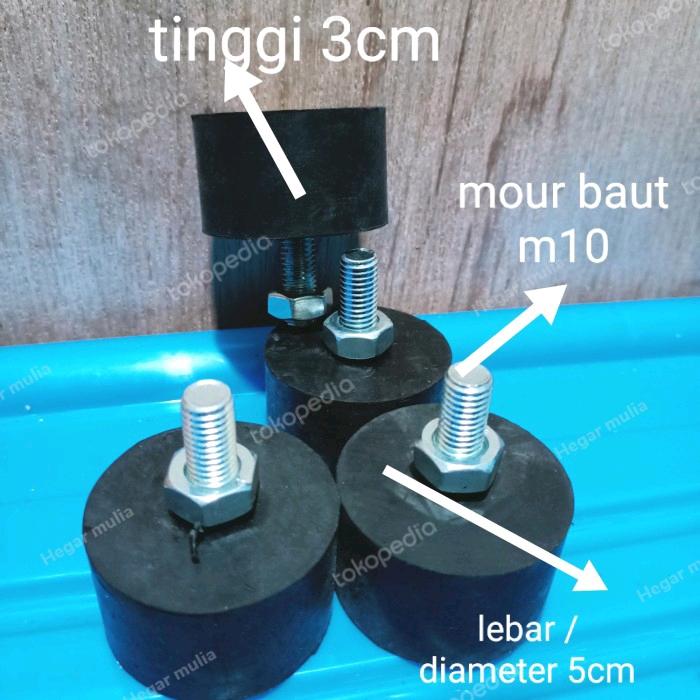 Promo karet monting AC 3cm × 5cm atw kabin 30mm ×50mm serbaguna ...