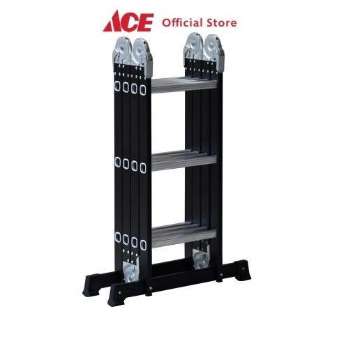 Jual ! ACE - KRISBOW 3 MTR TANGGA LIPAT ALUMINIUM STEEL 4X3 STEP ...