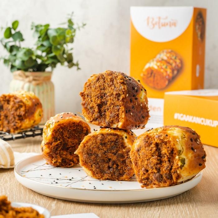 Jual Botuna Indonesia Beef Golden Floss / Roti Abon Gulung Khas 6 Pcs ...