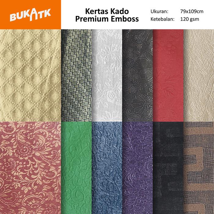 Jual Kertas Kado Fancy / Embos Paper Ukuran 70x100,. - Varian 7 ...