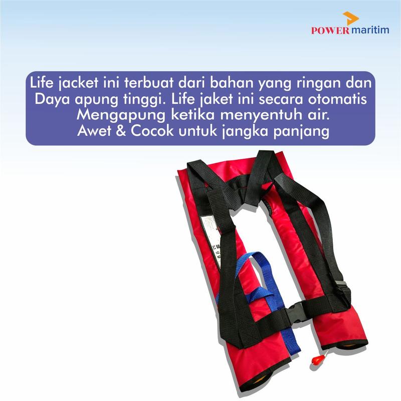 Life Jacket Inflatable Merk Sea Horse Manual Automatic Non Certificate ...