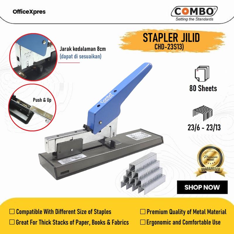 Stapler Jilid Heavy Duty / Staples Besar 23S13 Combo - Shop | Tokopedia